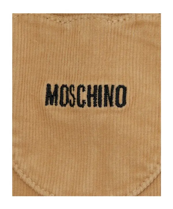 Moschino Logo-embroidered Corduroy Dress Set