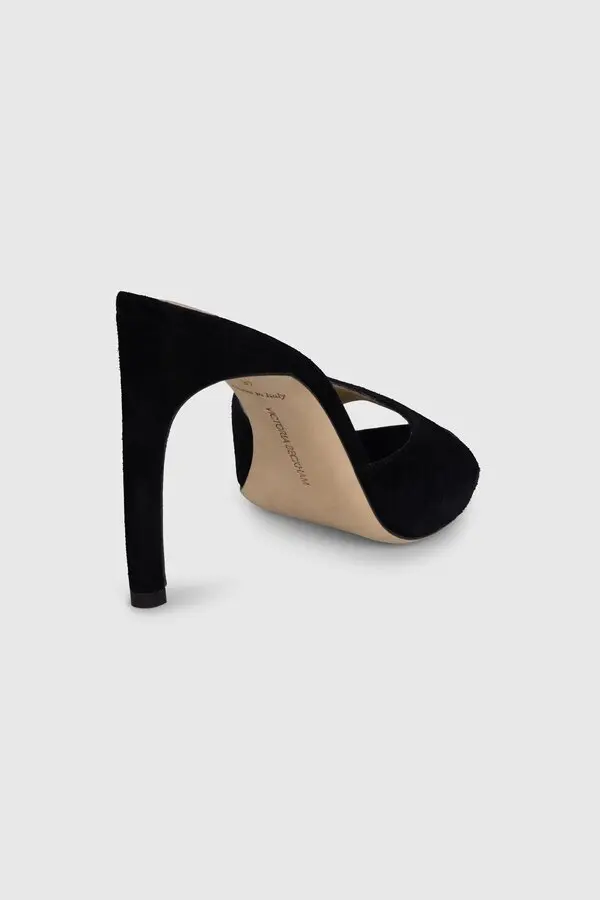 Victoria Beckham Harlow Open Toe Mule 100 Suede