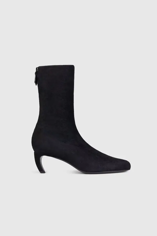 Victoria Beckham Harlow Mid Boot 55 Stretch Suede