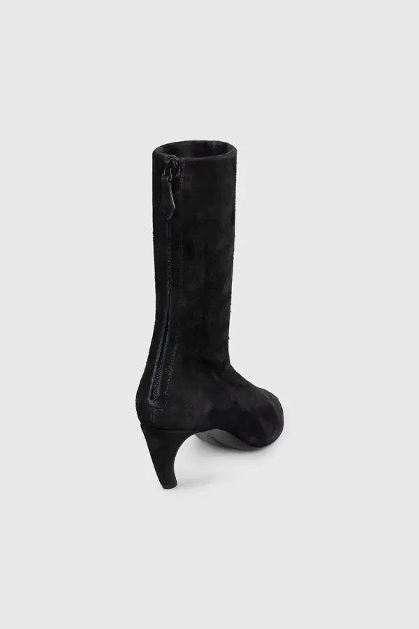 Victoria Beckham Harlow Mid Boot 55 Stretch Suede