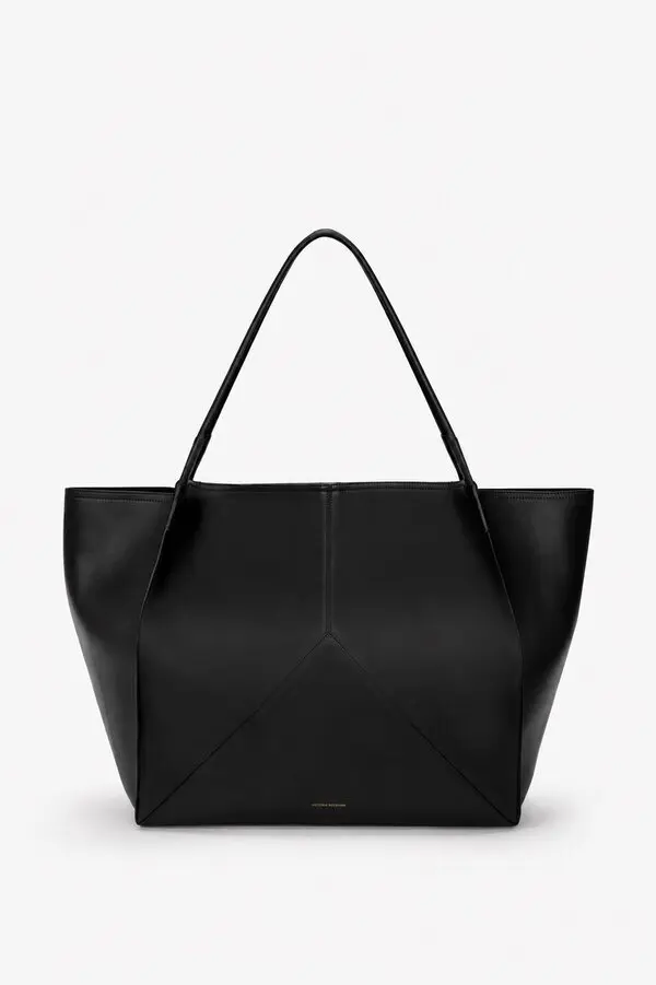 Victoria Beckham Travel Tote Soft Calf Leather - Black