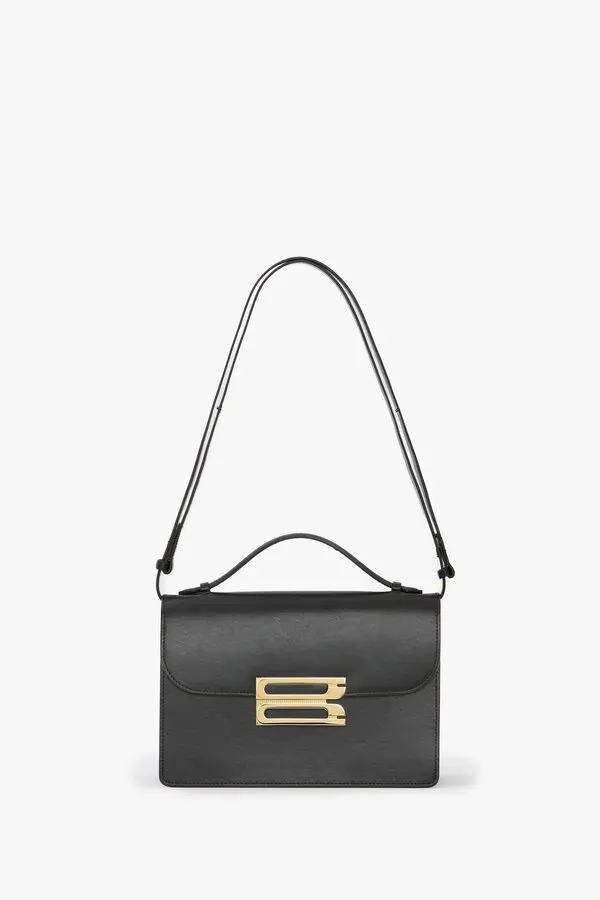 Victoria Beckham Dorian Bag Shiny Calf Leather - Black