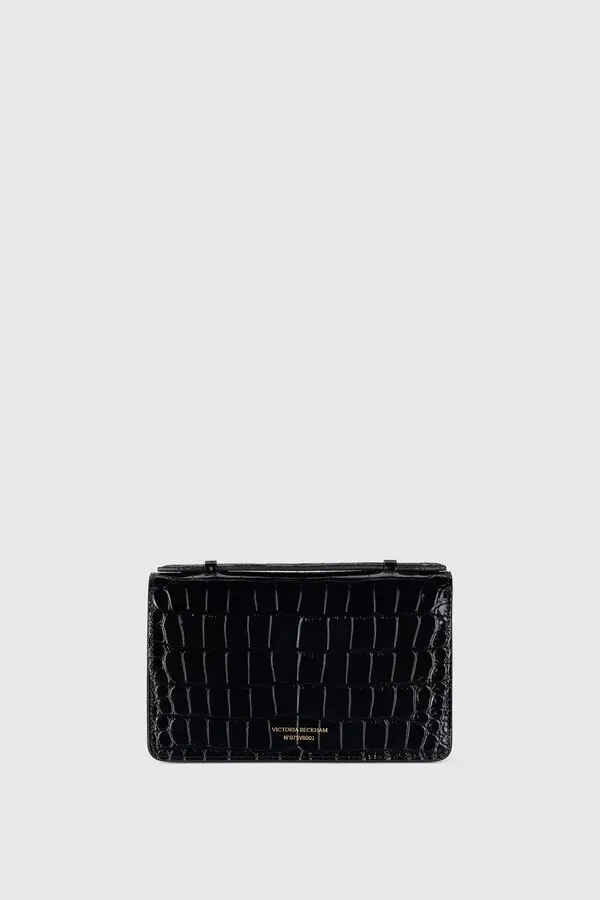 Victoria Beckham Dorian Bag Small Croc Embossed Leather
