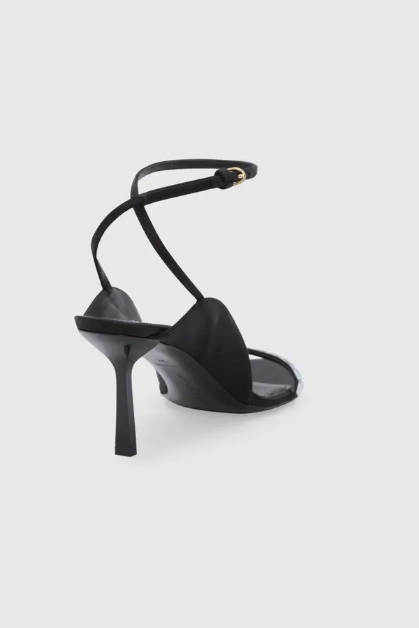 Victoria Beckham Embellished Sandal 75 Satin