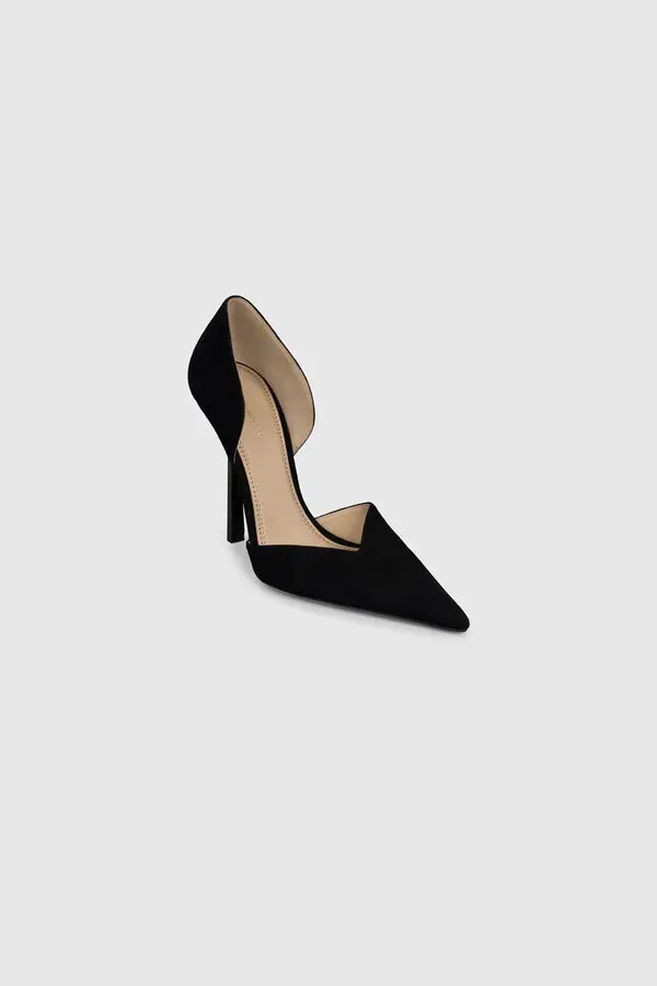 Victoria Beckham Angle D'orsay Pump 115 Suede