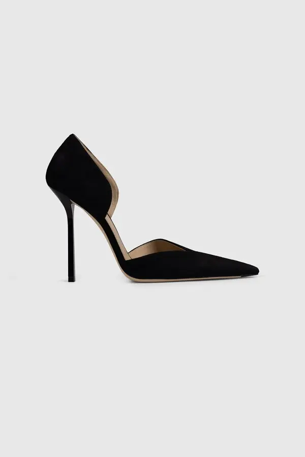 Victoria Beckham Angle D'orsay Pump 115 Suede