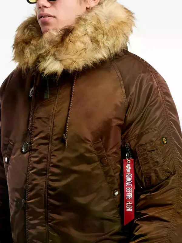 Alpha Industries N-3b Vf 59 Faux-fur Trim Jacket