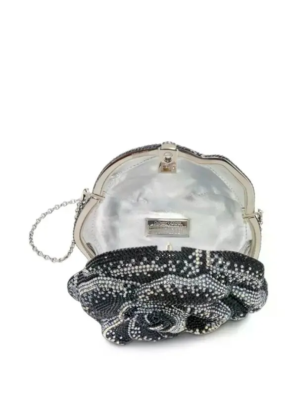 Judith Leiber Rose Magic Crystal-embellished Rose-shaped Mini Bag