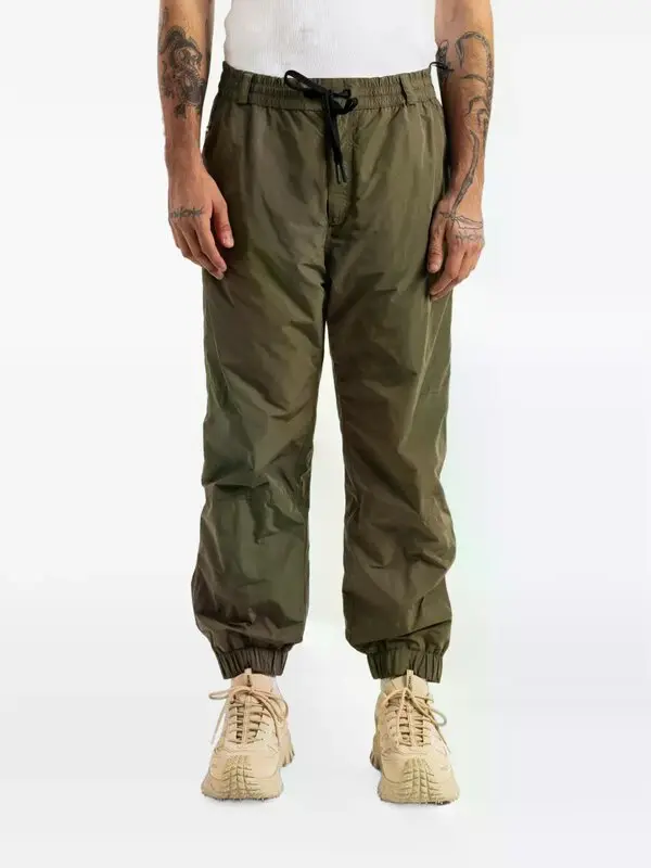 Moncler Drawstring-waist Trousers - Green