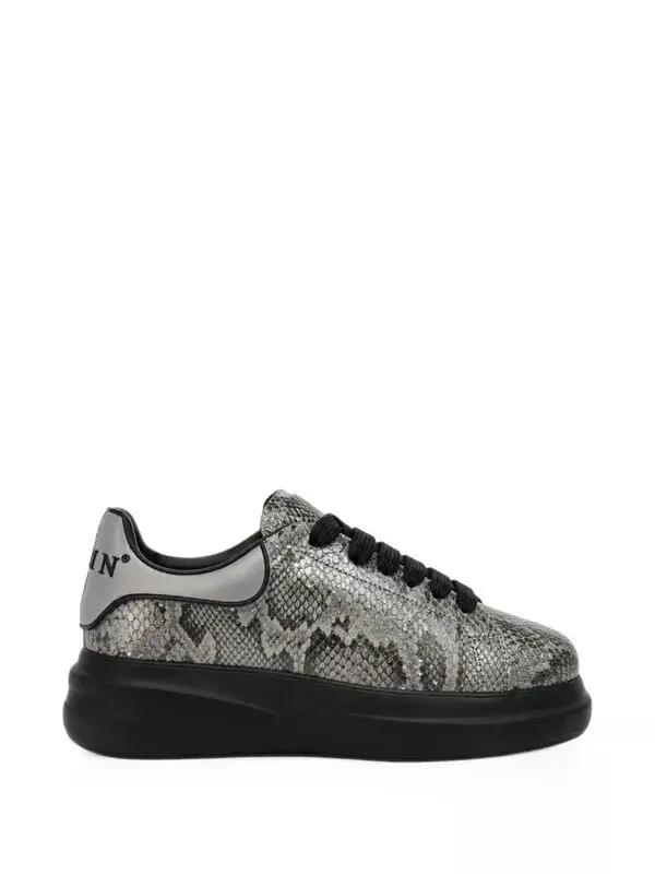 Philipp Plein Low Top Sneakers Roccia Python Print