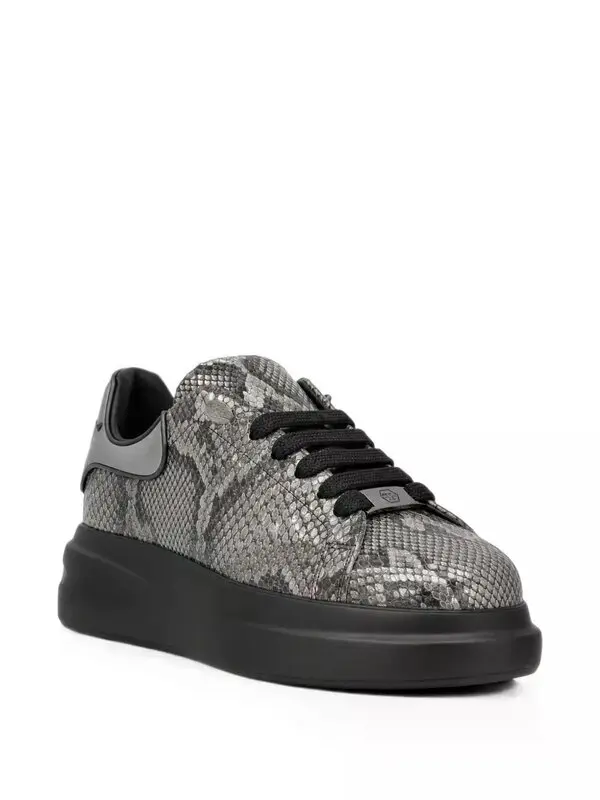 Philipp Plein Low Top Sneakers Roccia Python Print