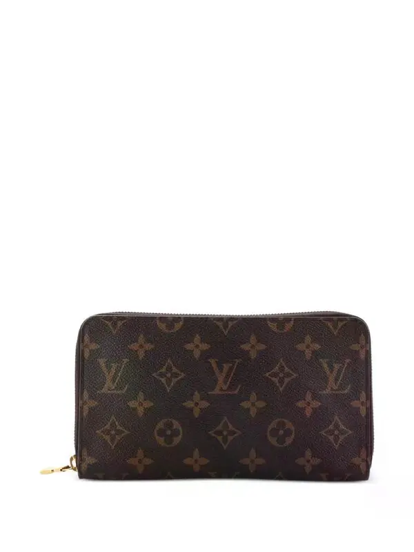 LOUIS VUITTON Zippy Organizer Monogram Canvas Small Wallets - Brown