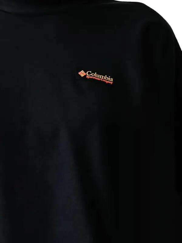Columbia Sauvie Sky Logo-patch Sweatshirt - Black