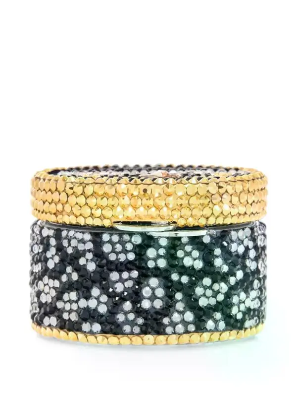 Judith Leiber Mini World's Best Caviar Crystal-embellished Box - Black