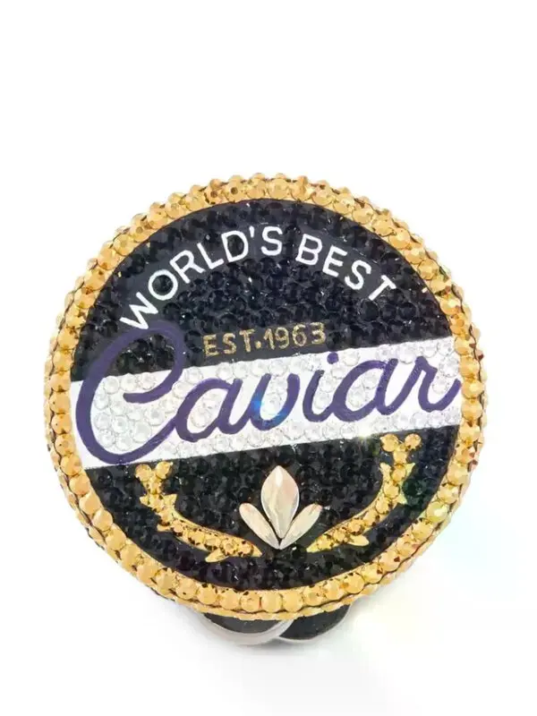 Judith Leiber Mini World's Best Caviar Crystal-embellished Box