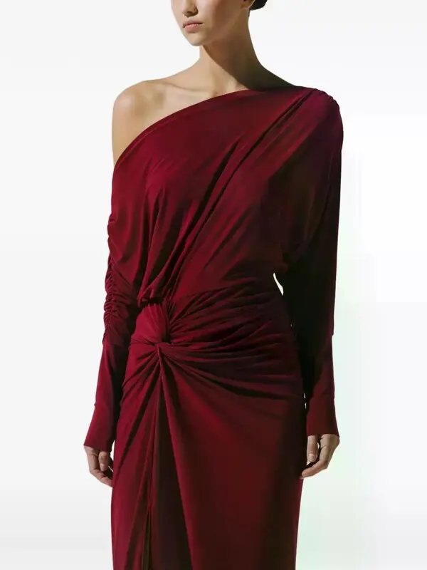 BAOBAB Onda Knot-detail Maxi Dress - Red