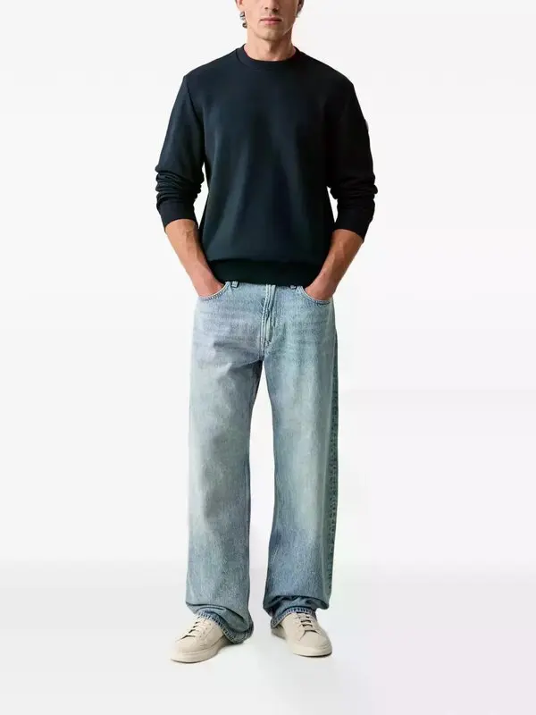 COLMAR Logo-patch Crew-neck Sweatshirt