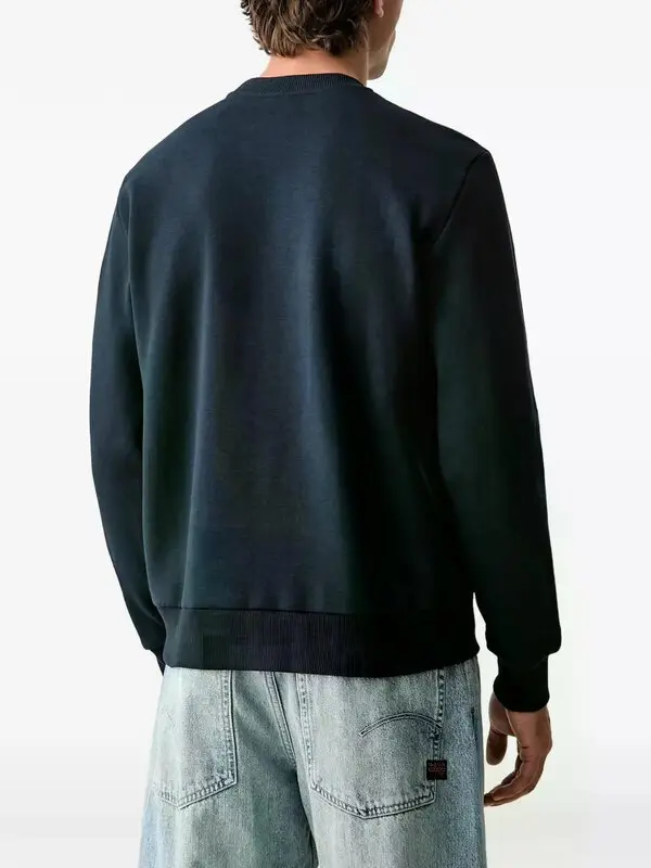 COLMAR Logo-patch Crew-neck Sweatshirt - Blue