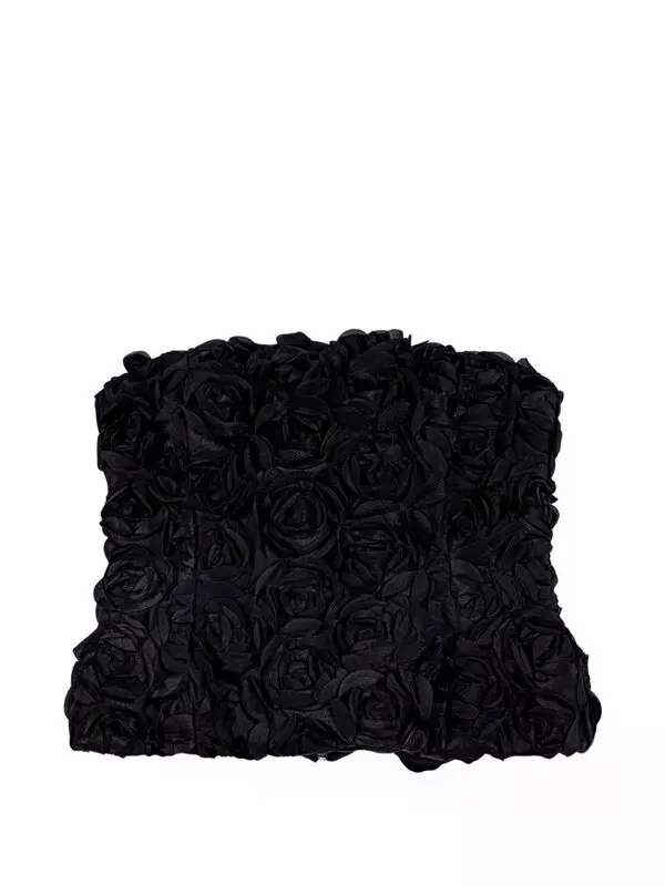 Maje Floral-applique Strapless Top