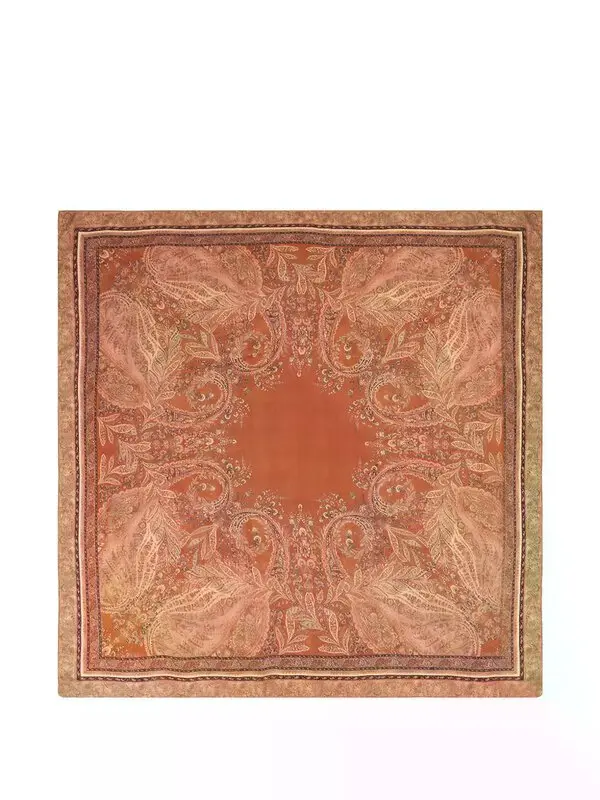 Zimmermann Paisley-print Wool Scarf