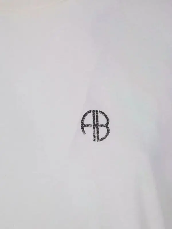ANINE BING Wagner Logo-print T-shirt