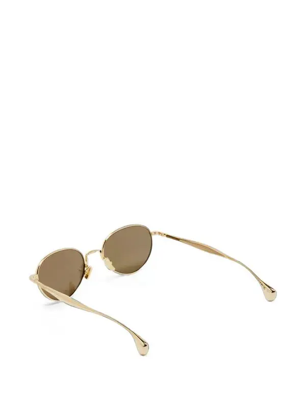 Bottega Veneta Fin Oval Sunglasses