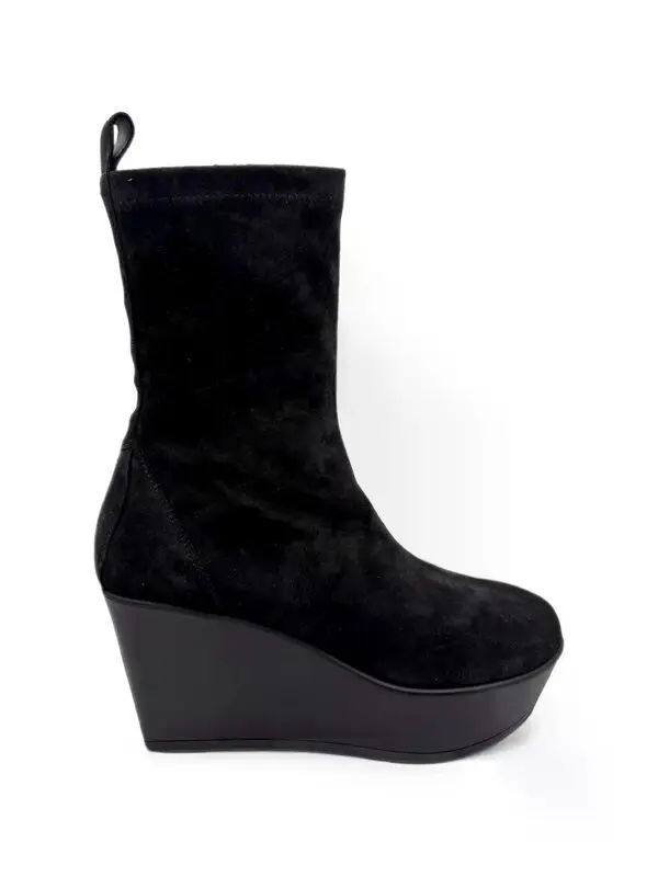 VIC MATIE Suede Wedge Boots