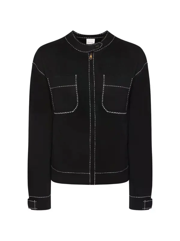 Paul Smith Contrast-stitch Zip-up Jacket