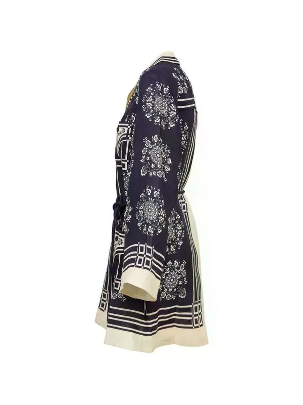 ALEMAIS Banderra Graphic-print Mini Dress