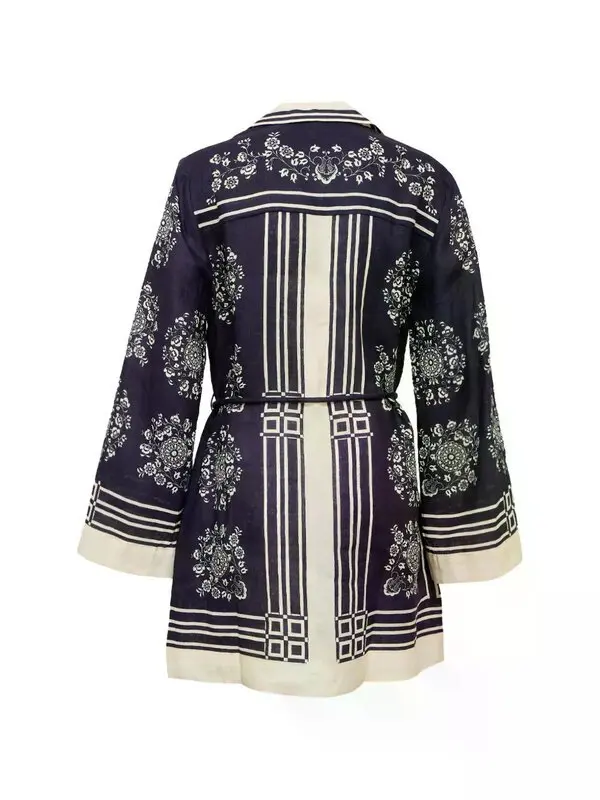 ALEMAIS Banderra Graphic-print Mini Dress