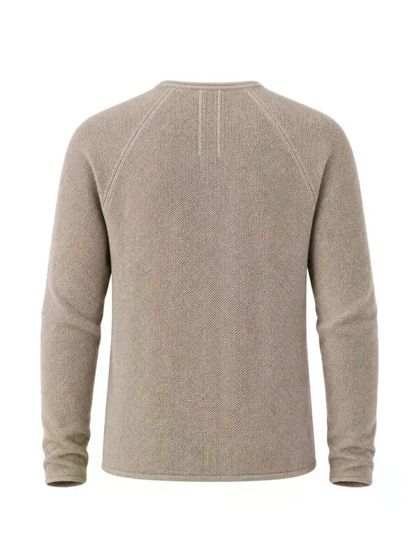 NOWADAYS Honeycomb-knit Crew-neck Sweater