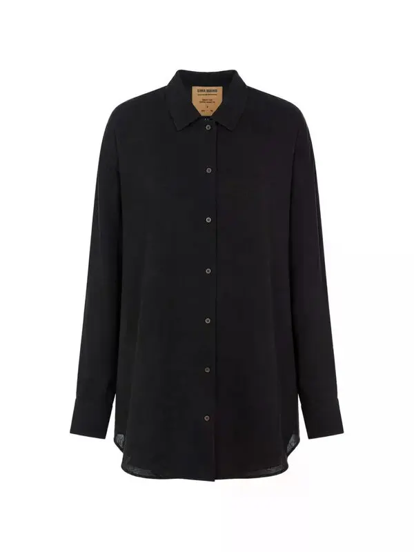 UMA WANG Jacquard-patterned Long-sleeve Shirt