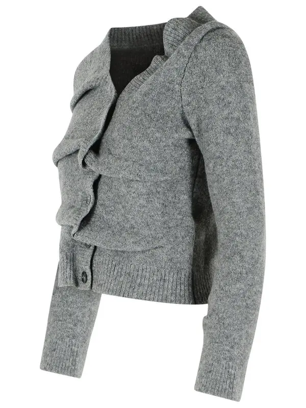 DIESEL® M-ava Cardigan In Beige Wool