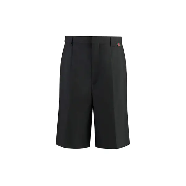 Gucci Gabardine Bermuda Shorts - Black