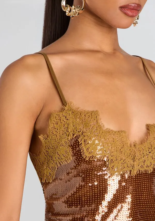 Retrofete Mik Sequin Top