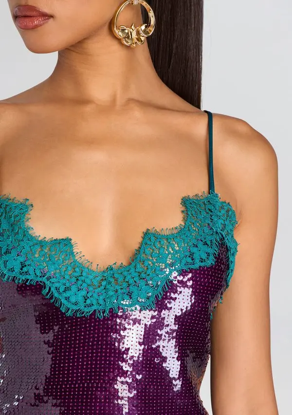 Retrofete Mik Sequin Top
