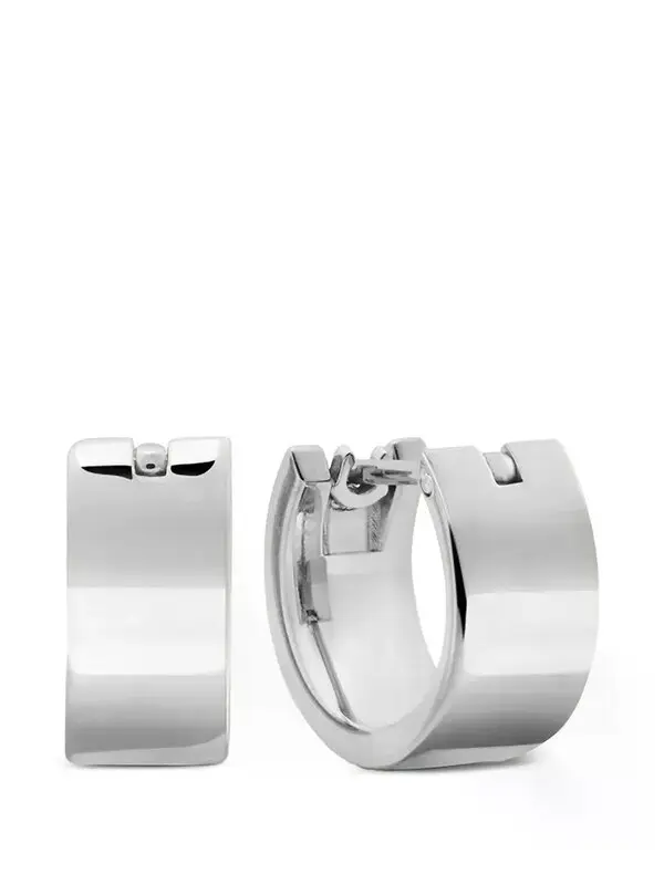 DANIEL WELLINGTON Line Chunky-hoop Earrings - Silver