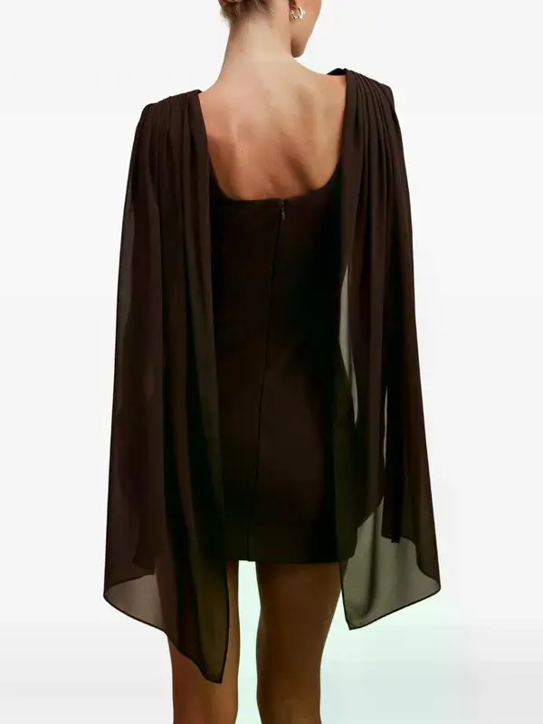 EVER NEW Bowie Shawl-detail Mini Dress