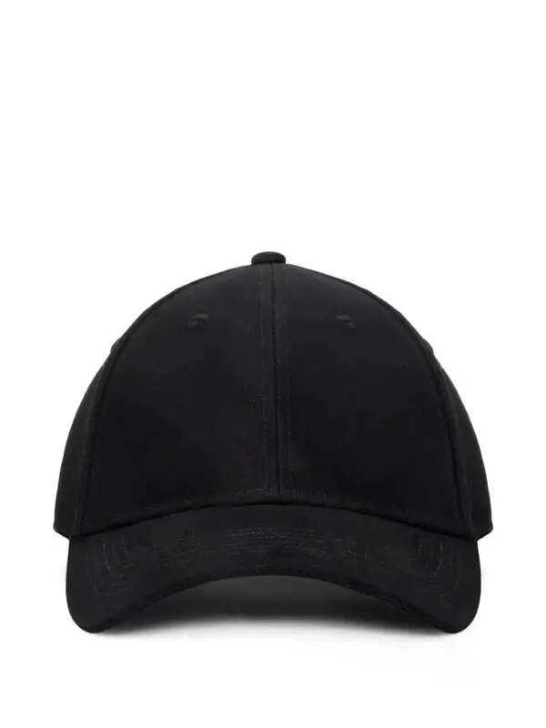 Palm Angels Logo-embroidered Baseball Cap - Black