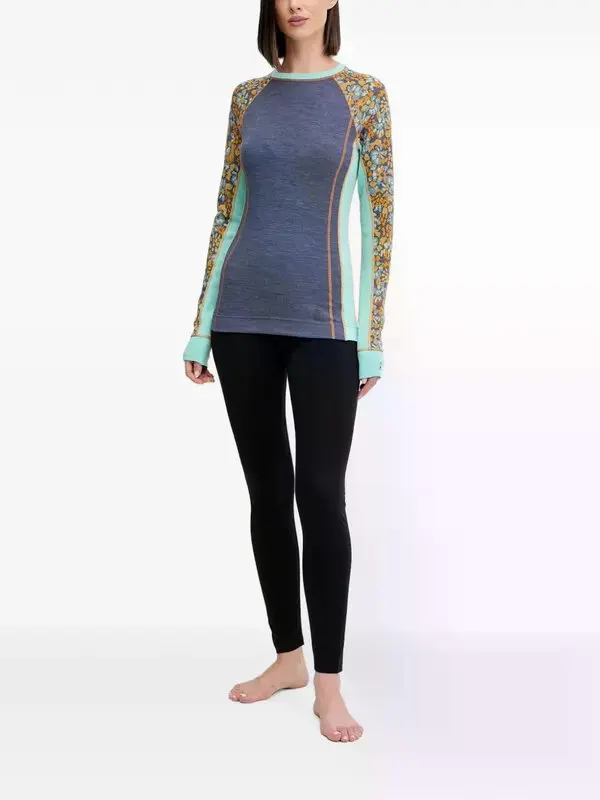 Smartwool Floral-print Raglan-sleeve Base Layer