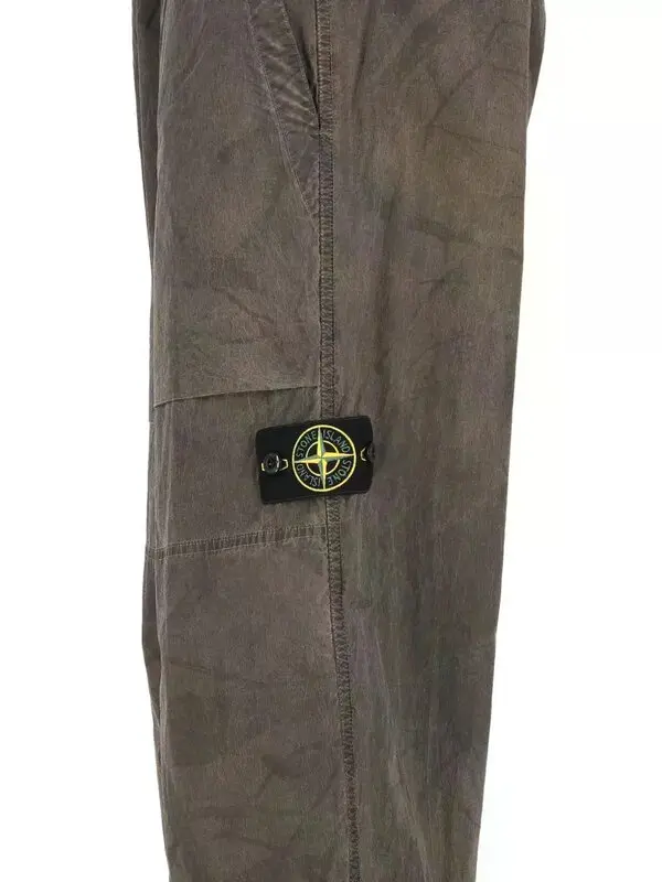 Stone Island Crinkle Reps-tc Forest Camo Trousers