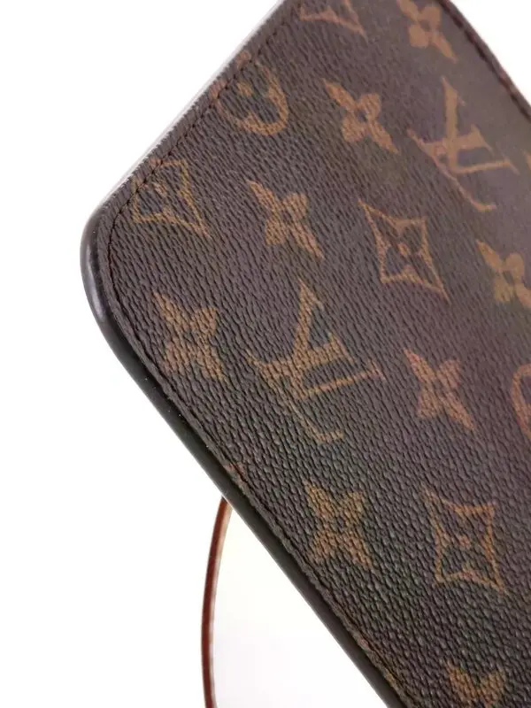 LOUIS VUITTON Neverfull Pochette Monogram Canvas Large Pouch - Brown
