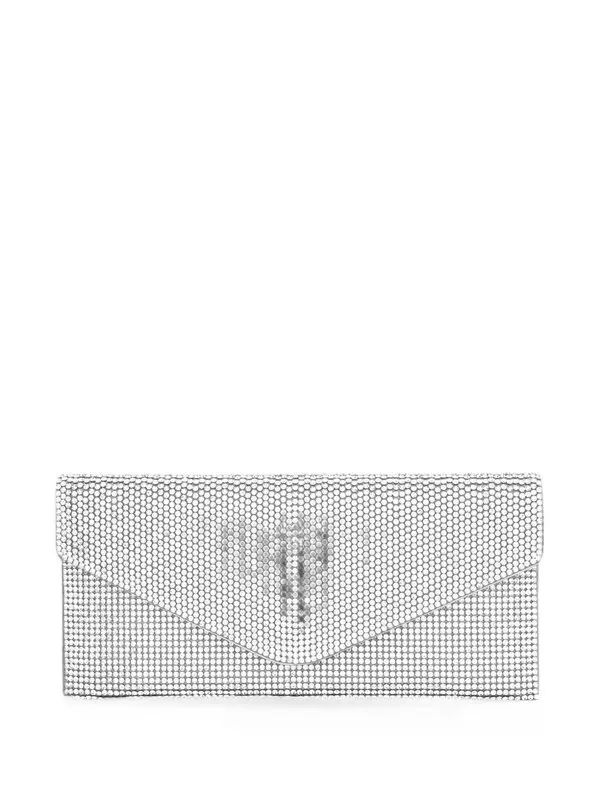 Judith Leiber Crystal Envelope Embellished Clutch Bag