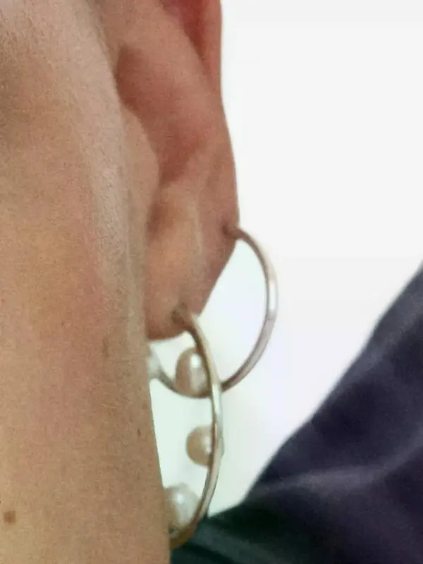 MARIA BLACK Baroque Neo Hoop Earring