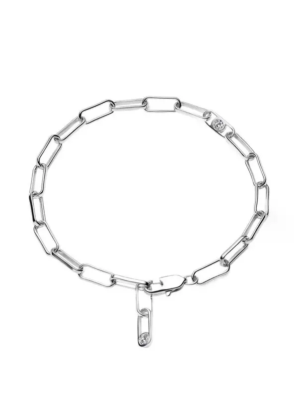 MARIA BLACK Cove Paperclip-chain Bracelet - Silver