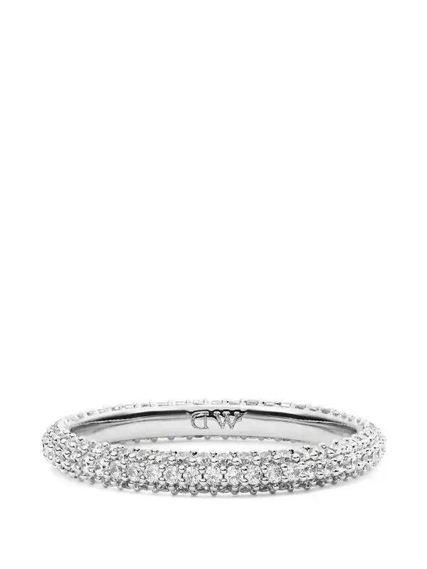 DANIEL WELLINGTON Pavé Crystal-embellished Ring - Silver