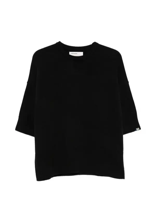 Extreme Cashmere Sassie Short-sleeve Cashmere Top