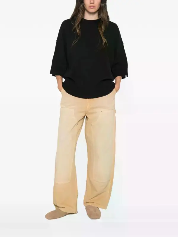 Extreme Cashmere Sassie Short-sleeve Cashmere Top