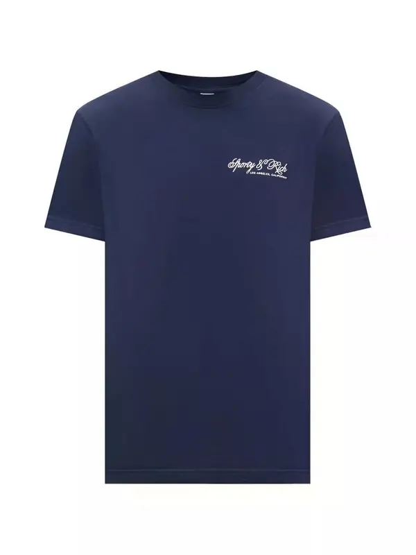 Sporty & Rich Logo-print T-shirt