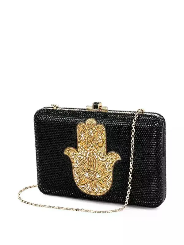Judith Leiber Crystal-embellished Hamsa Mini Bag